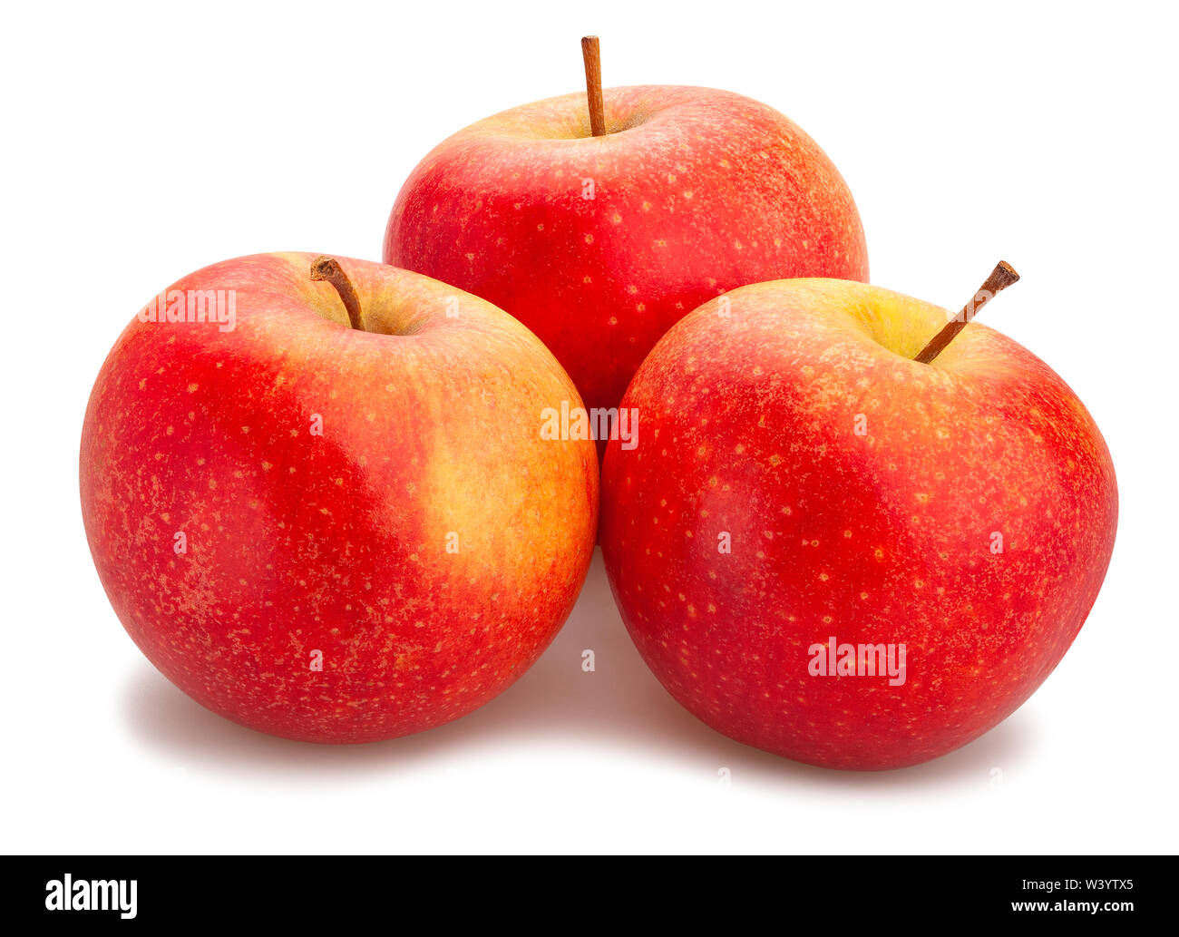 red apples path isolated on white Stock Photo - Alamy