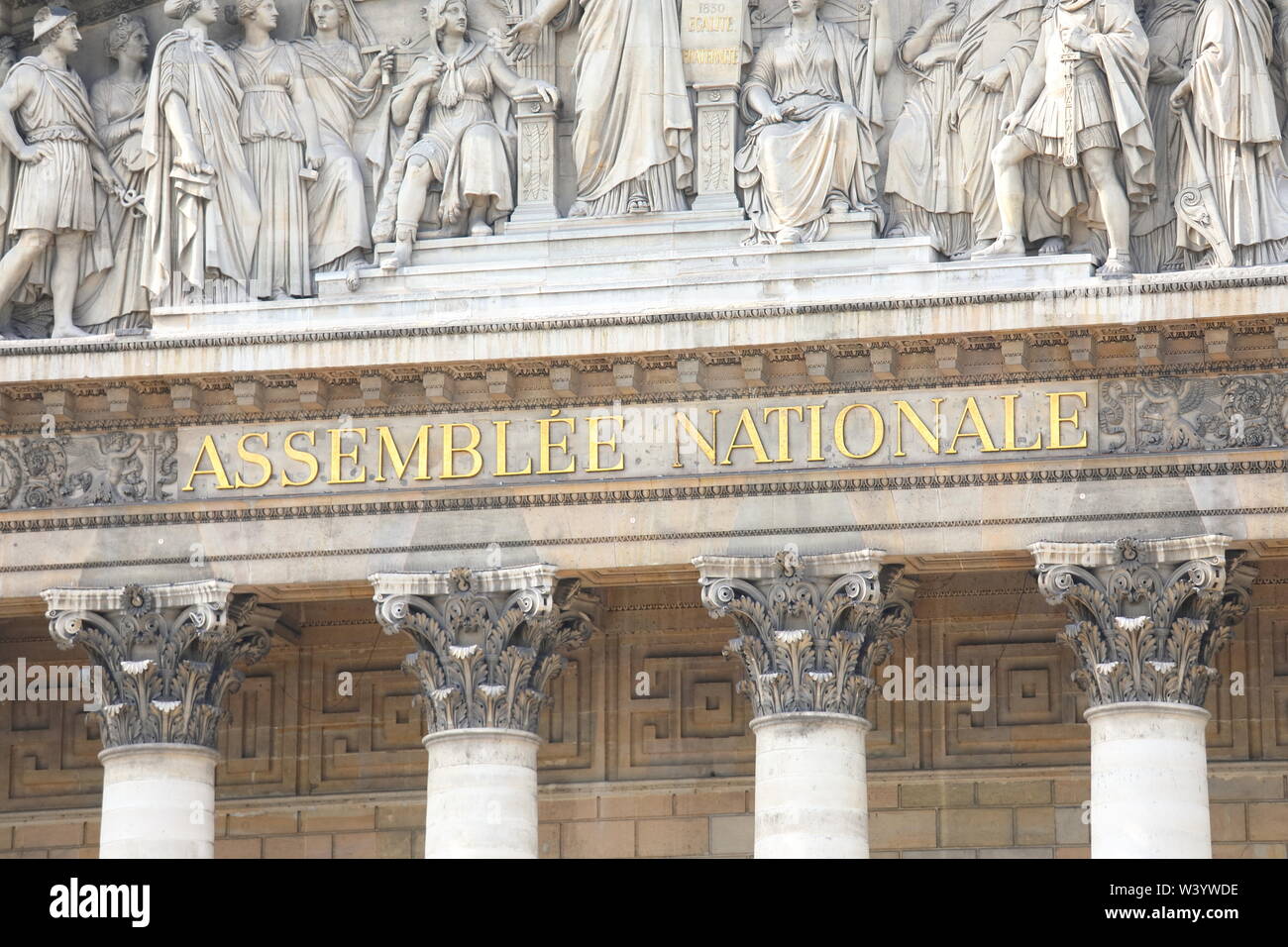 National Assembly office building Paris France Stock Photo - Alamy