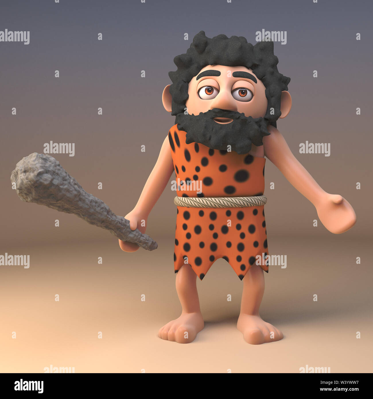 Neolithic man holding hi-res stock photography and images - Alamy