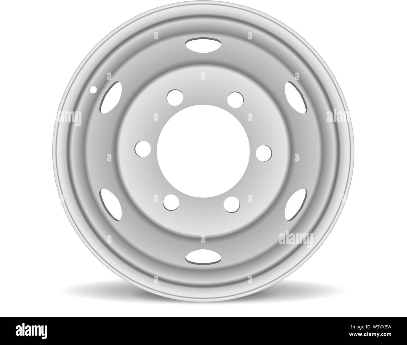 Car wheel. Metal disc. Vector illustration Stock Vector Image & Art - Alamy