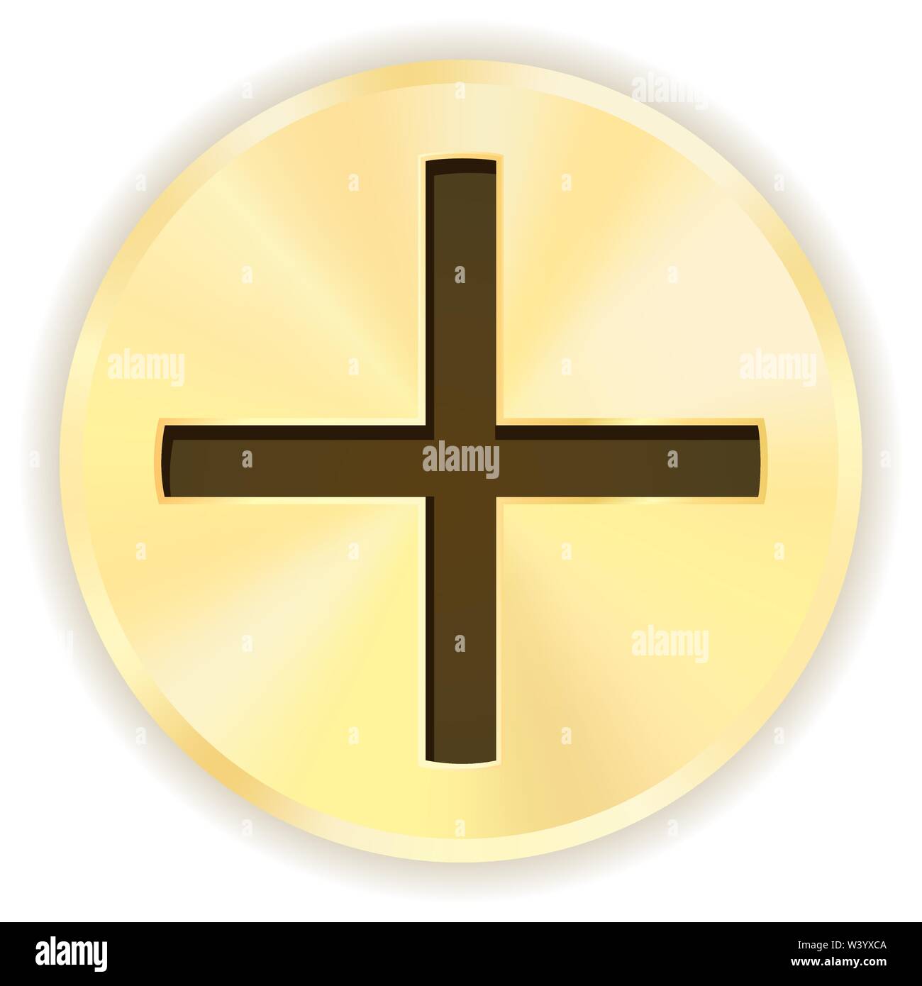 Screw head. Cross shape. Vector illustration Stock Vector Image & Art ...