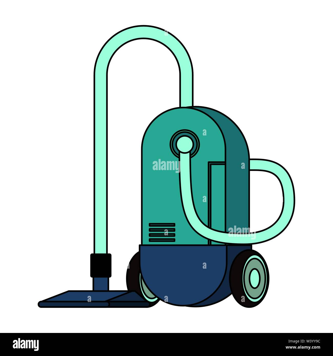 Vacuum cleaner equipment isolated symbol Stock Vector Image & Art - Alamy