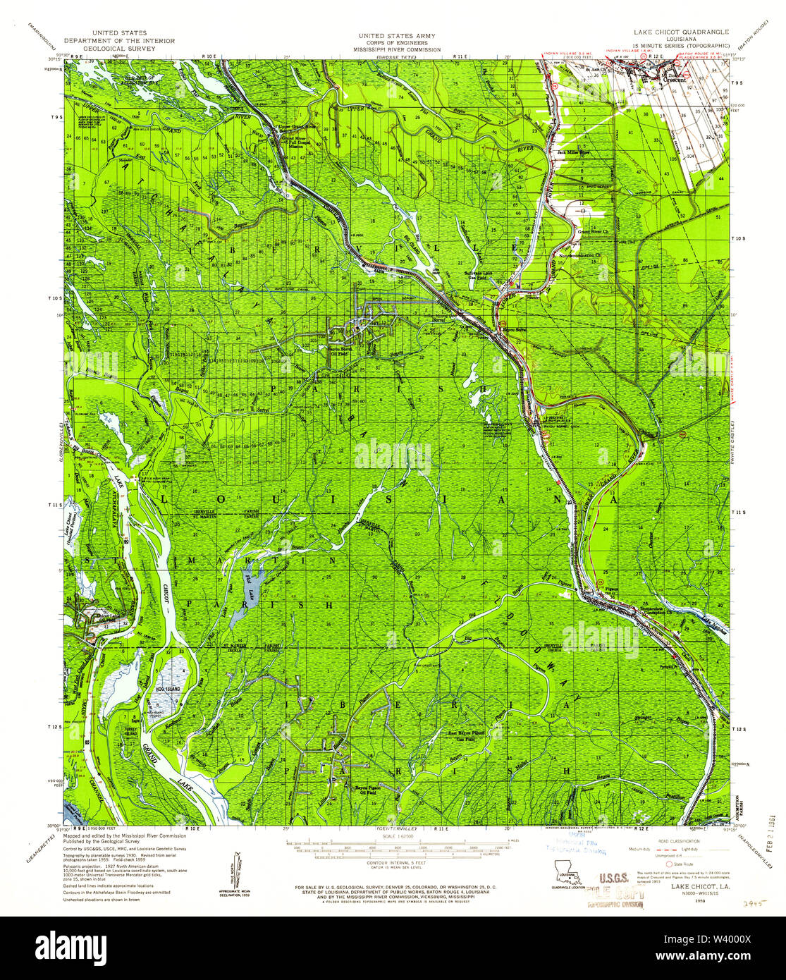 Chicot map hi-res stock photography and images - Alamy