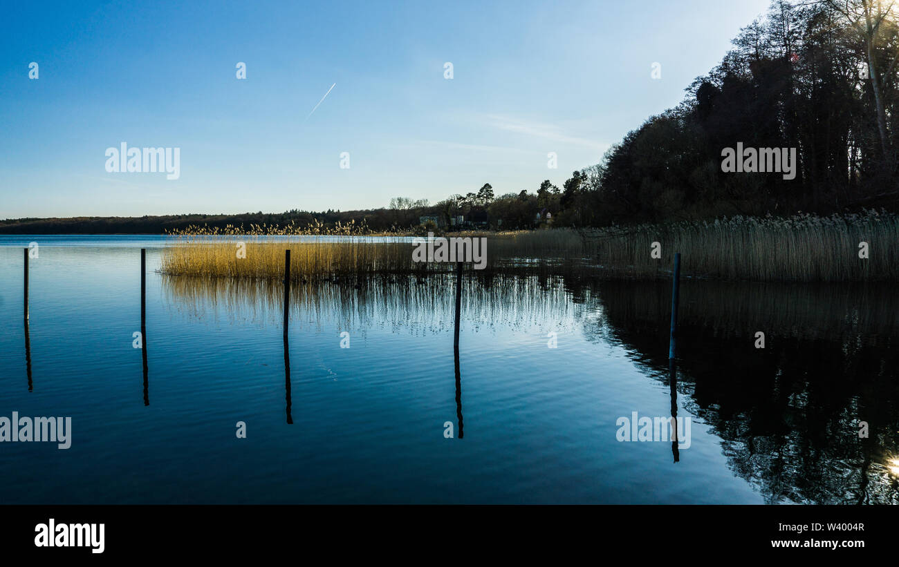 calm lake scene Stock Photo - Alamy