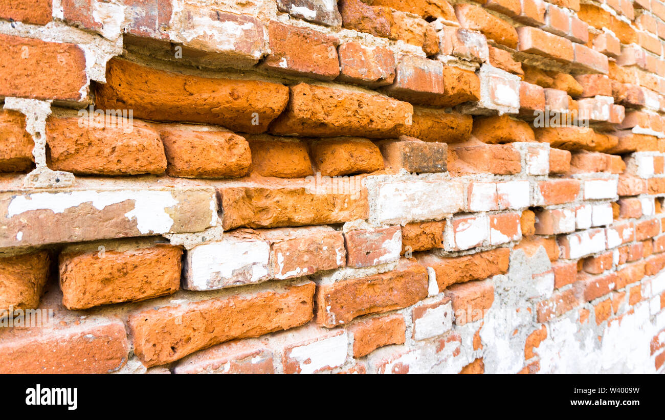 old red brickwork sideview Stock Photo - Alamy
