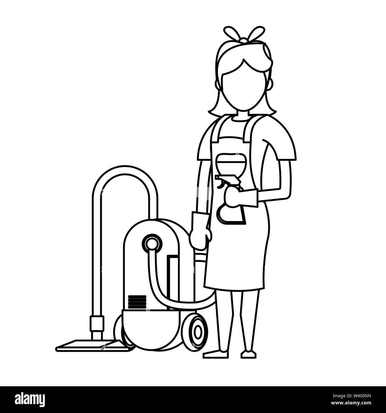 Cleaning Clip Art Black And White