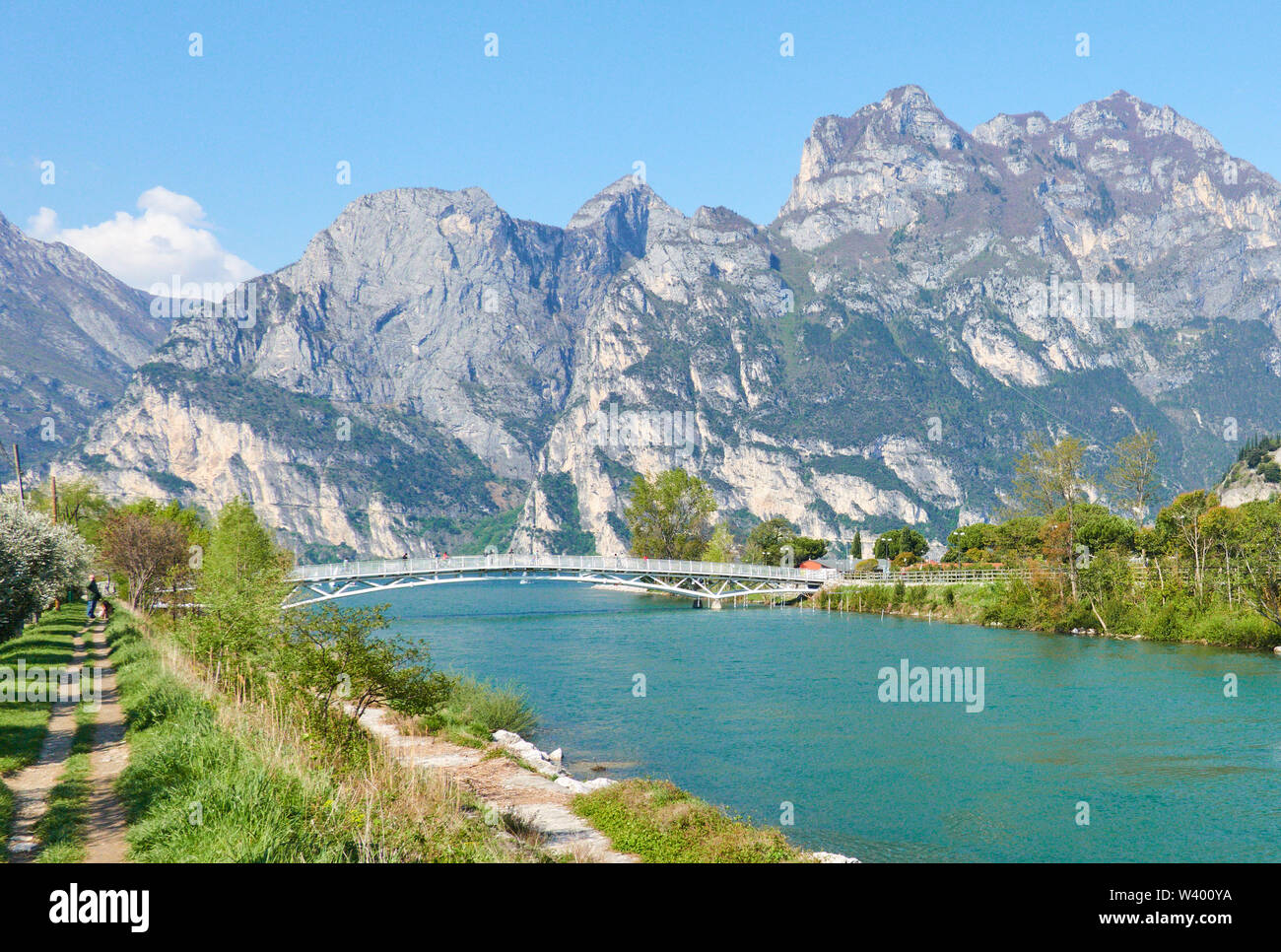 Garda lake sarca river hi-res stock photography and images - Alamy