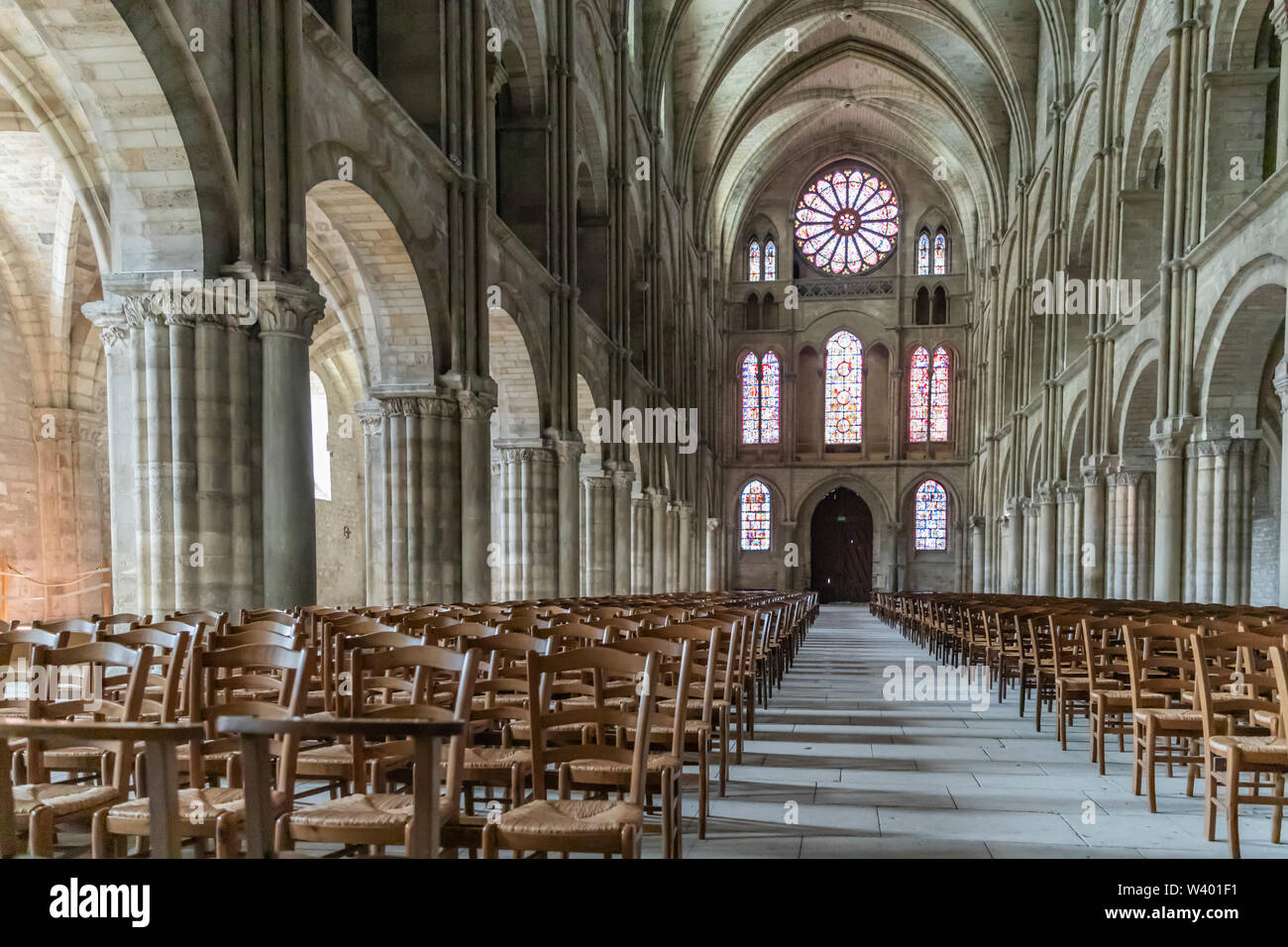 Reims, France, Basilique Saint-Remi interior view Stock Photo - Alamy