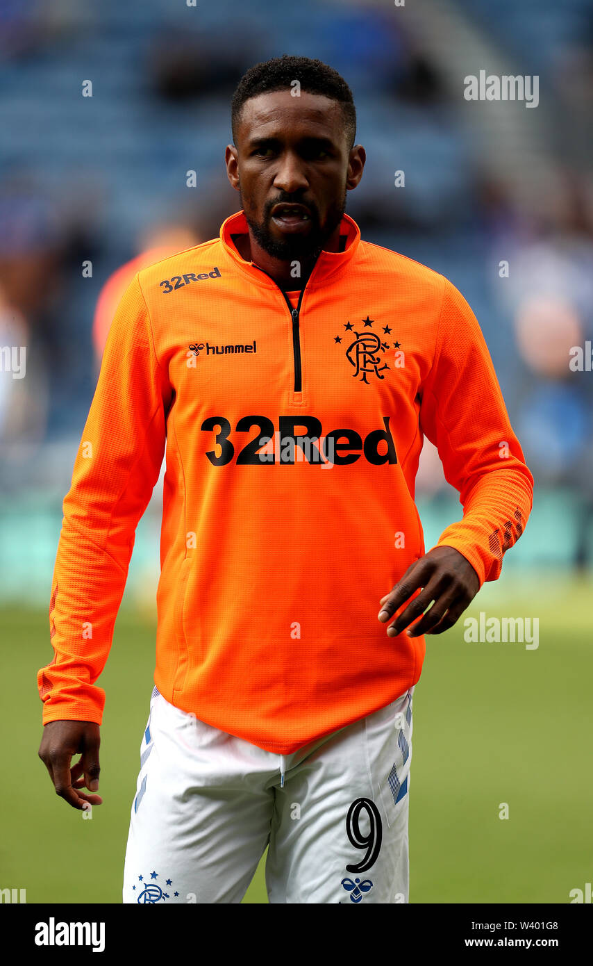 Rangers' Jermain Defoe before the UEFA Europa League first qualifying ...