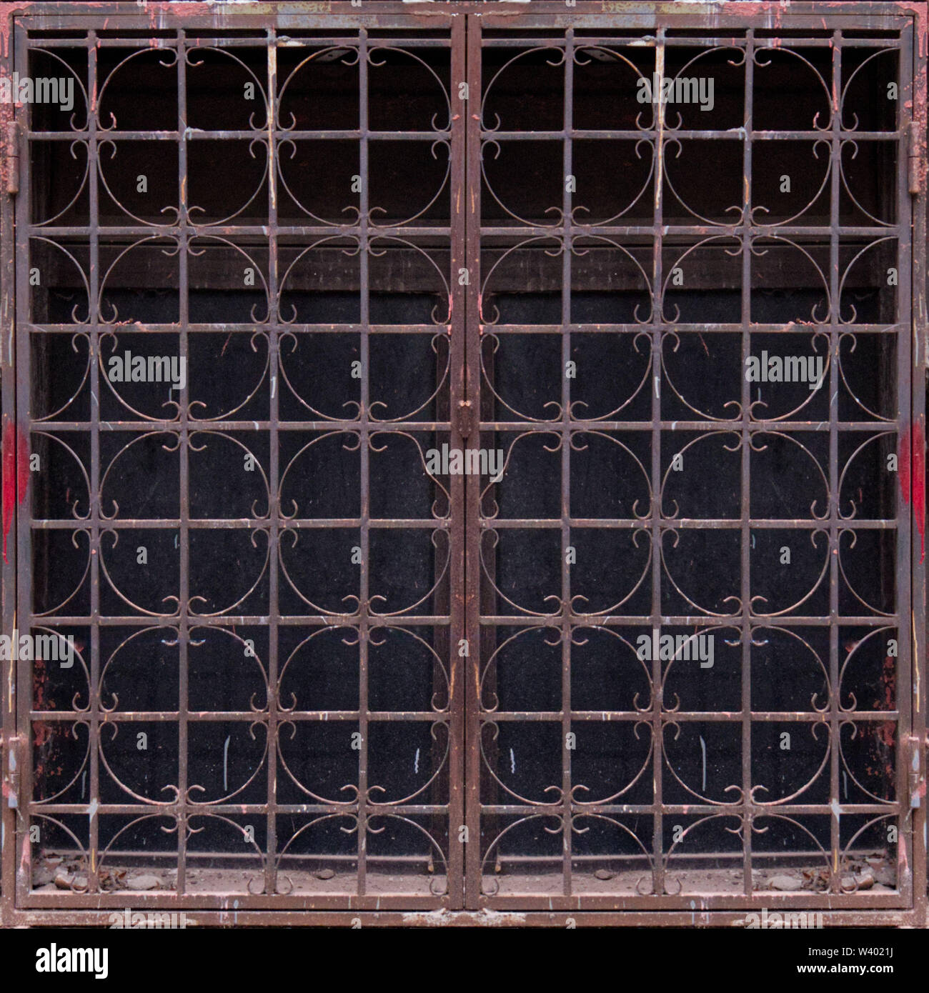 Abstract image texture for designers with figured steel window shutters ...