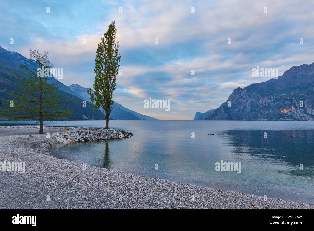Gardasee beach hi-res stock photography and images - Alamy