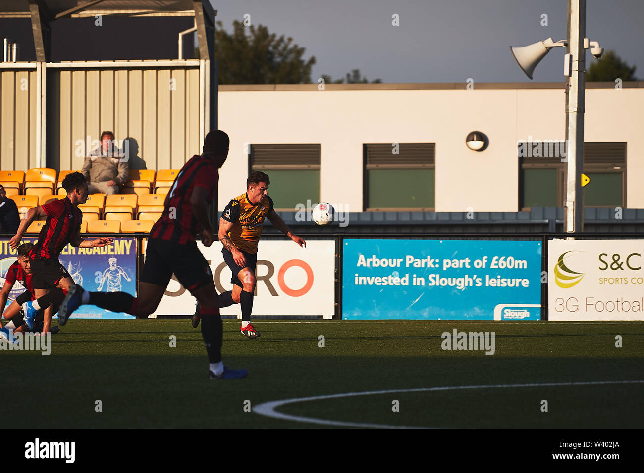 Slough Town FC vs AFC Bournemouth U23 at Arbour Park, Slough, Berkshire ...