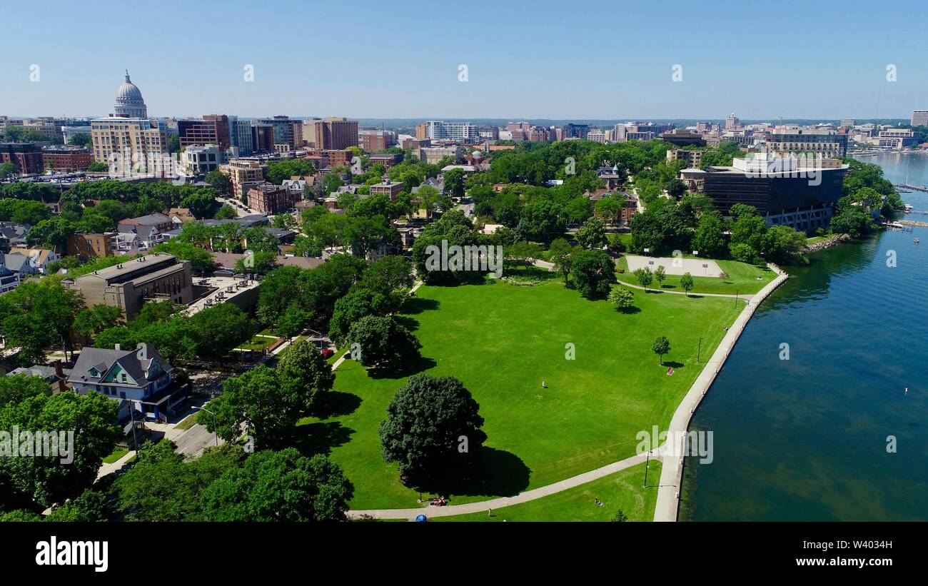 Madison square park aerial hi-res stock photography and images - Alamy