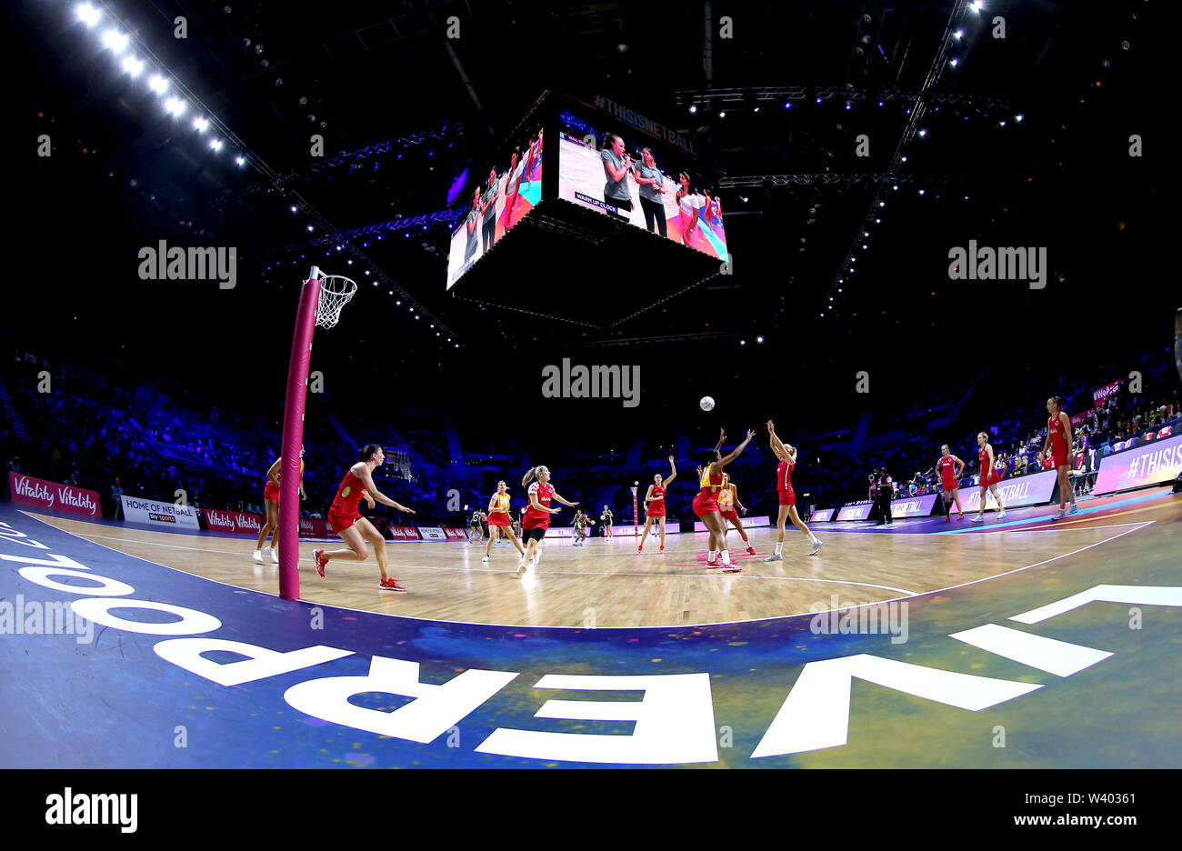Netball world cup court hi-res stock photography and images - Alamy