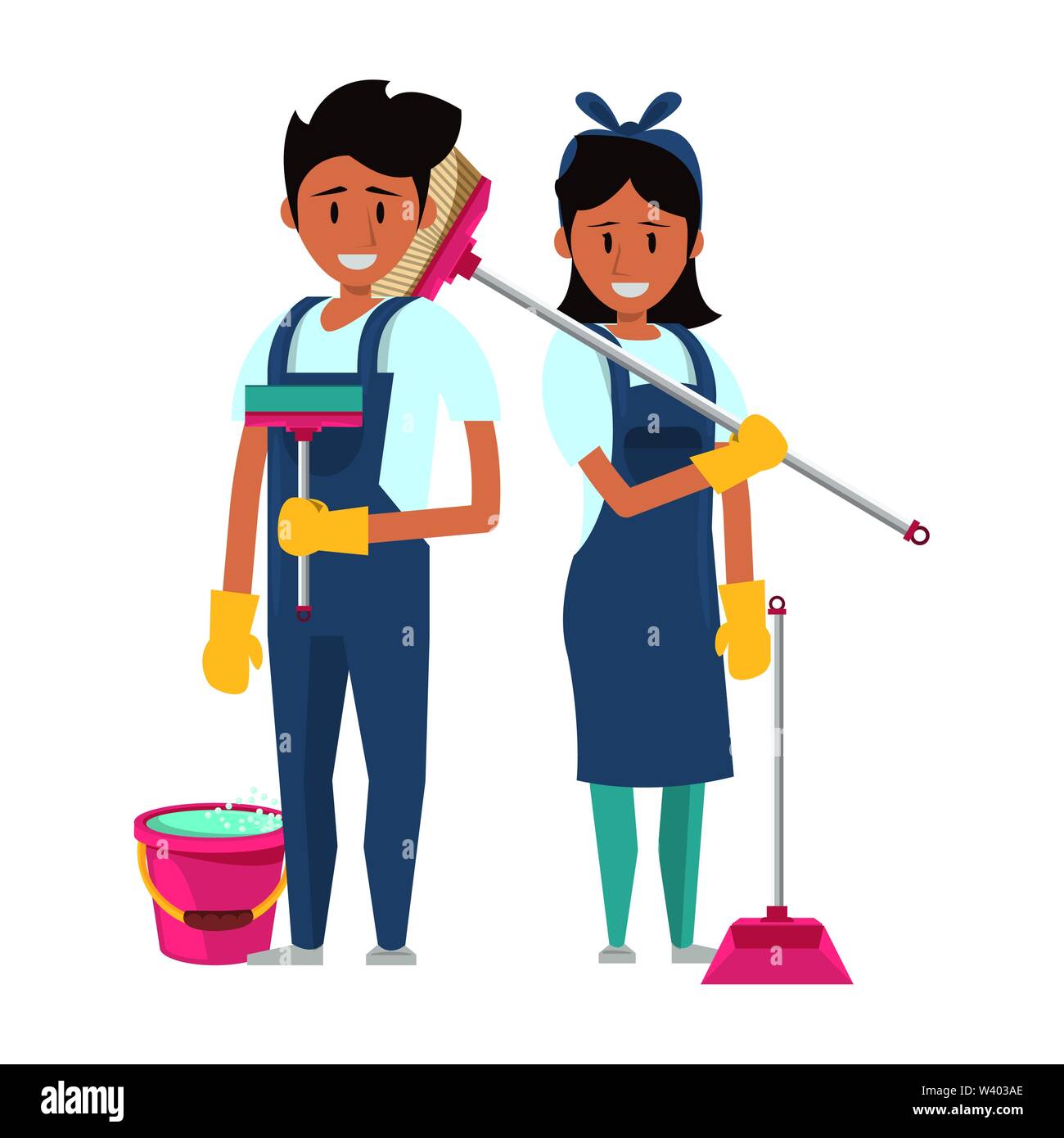 Manual workers profession Stock Vector Images - Alamy