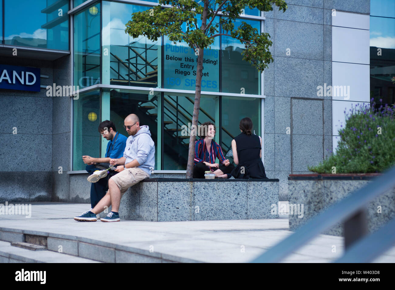 Everyday Life in a City Stock Photo - Alamy