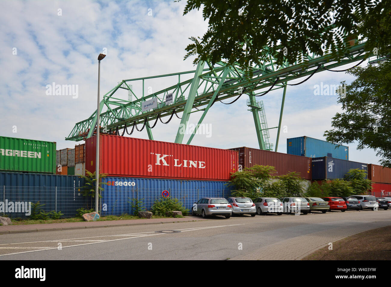 Containerterminal mannheim hi-res stock photography and images - Alamy