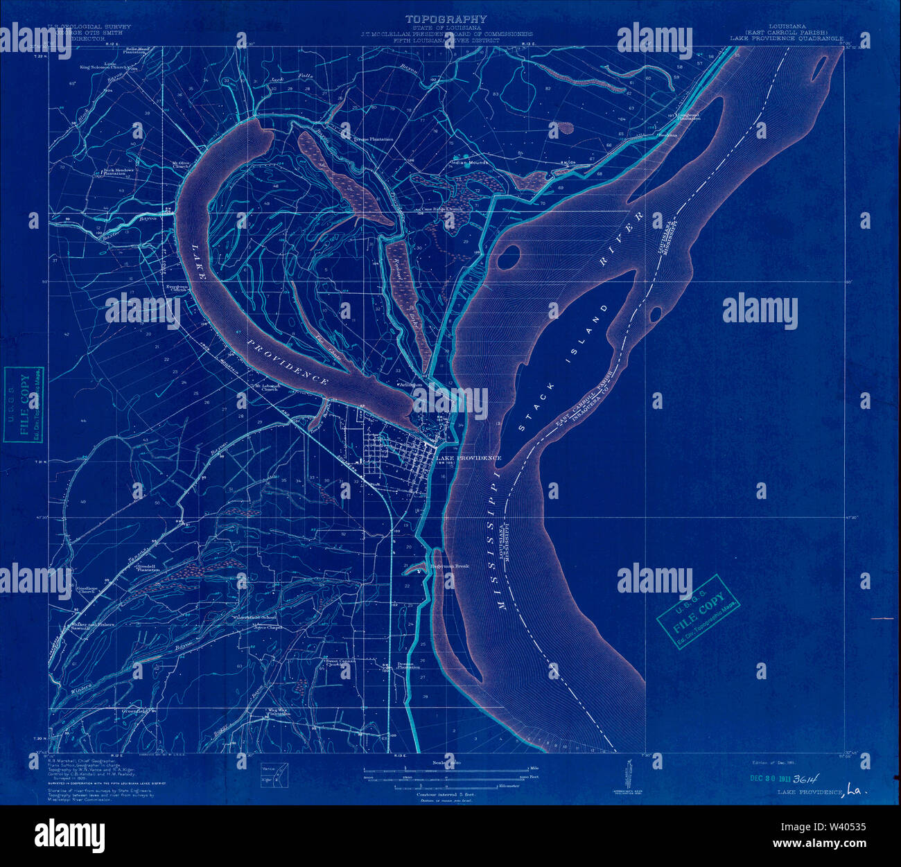 Lake providence map hi-res stock photography and images - Alamy