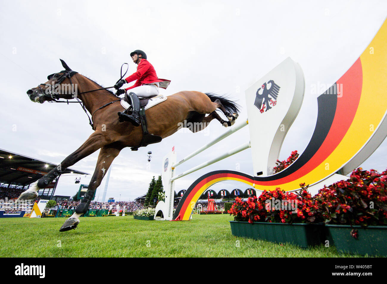 Aachen, Germany. 18th July, 2019. CHIO, equestrian sport, jumping ...