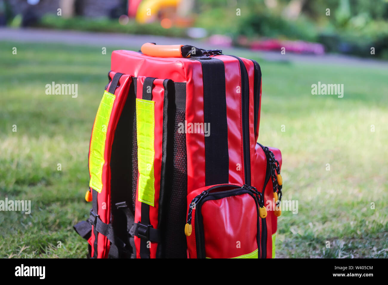 First aid paramedic suitcase Stock Photo - Alamy