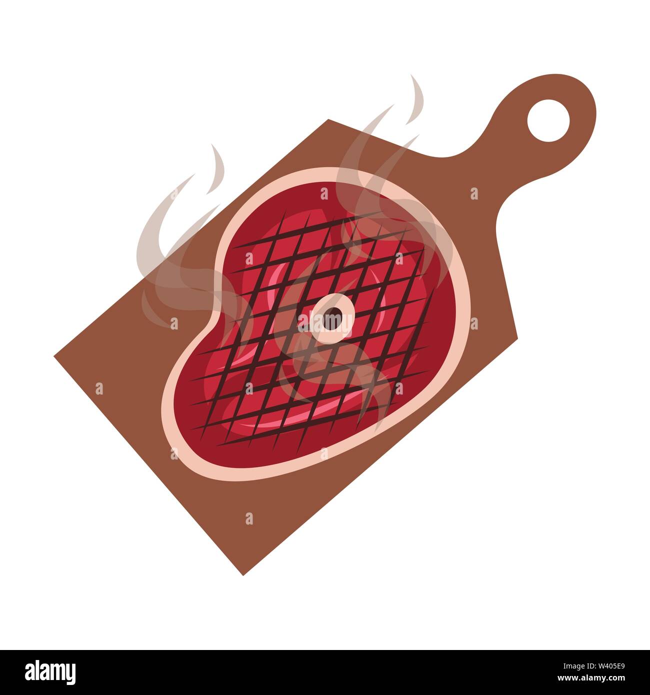 Tasty barbecue grilled food cartoon Stock Vector Image & Art - Alamy