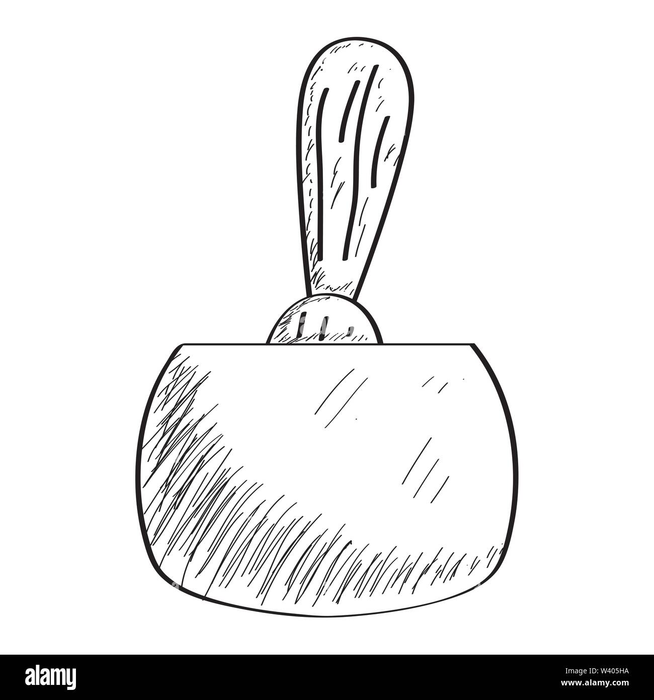 Sketch of a mortar with pestle - VEctor Stock Vector Image & Art - Alamy