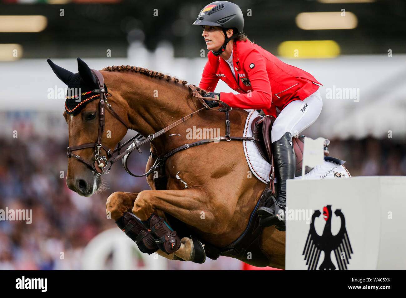 Aachen, Germany. 18th July, 2019. CHIO, equestrian sport, jumping ...