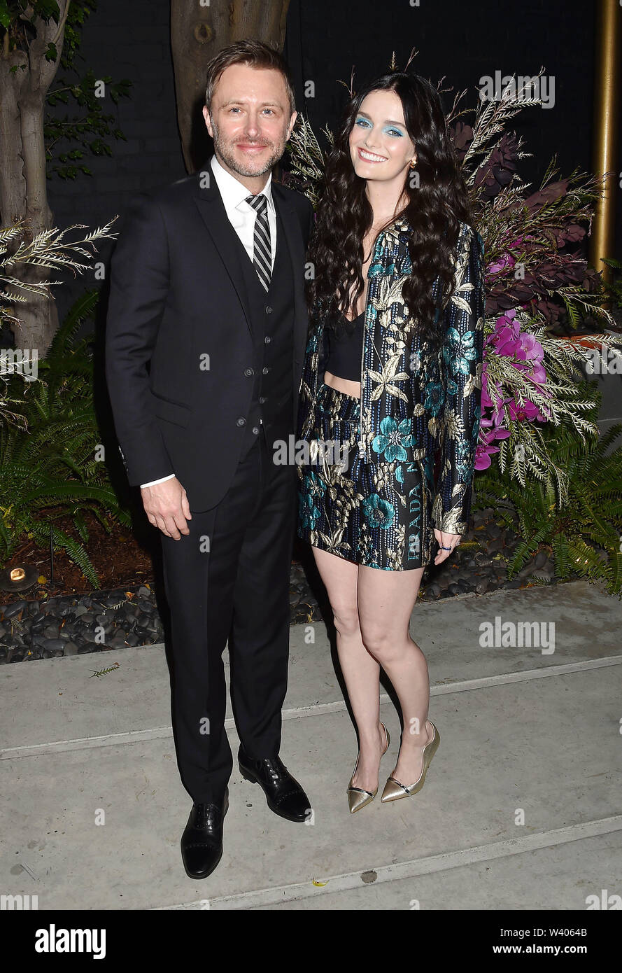 LOS ANGELES, CA - JULY 17: Chris Hardwick (L) and Lydia Hearst attend ...