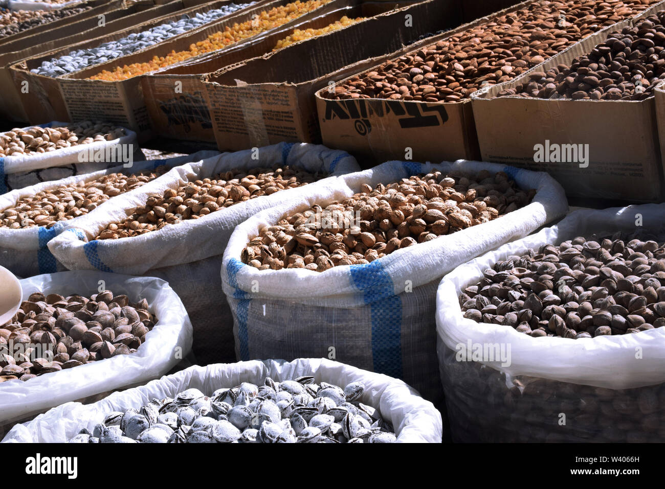 Snacks and Nuts of Central asia Stock Photo - Alamy