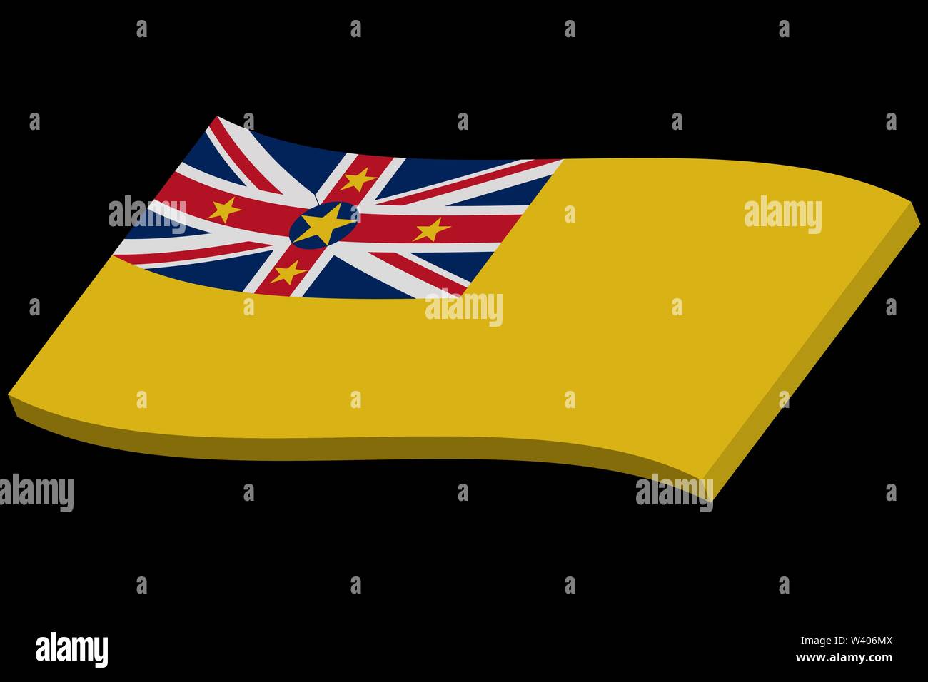 New zealand niue flag Stock Vector Images - Alamy