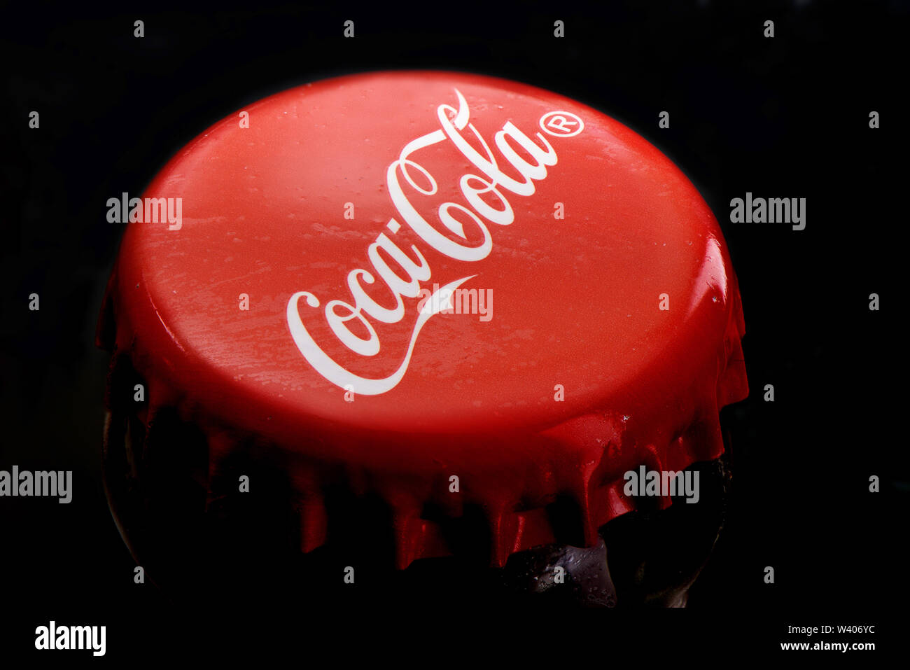 Coca cola lettering hi-res stock photography and images - Alamy