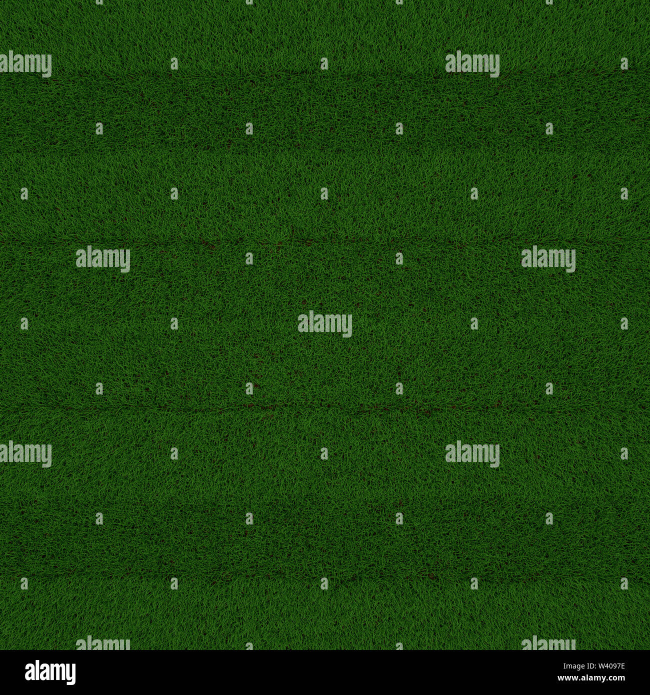 Square shaped green grass lawn, 3D illustration Stock Photo - Alamy