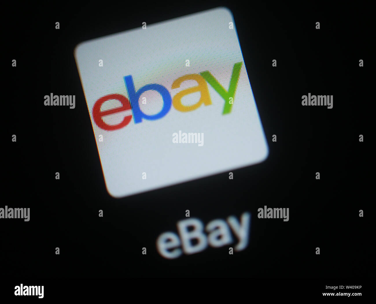 Ebay app icon hi-res stock photography and images - Alamy