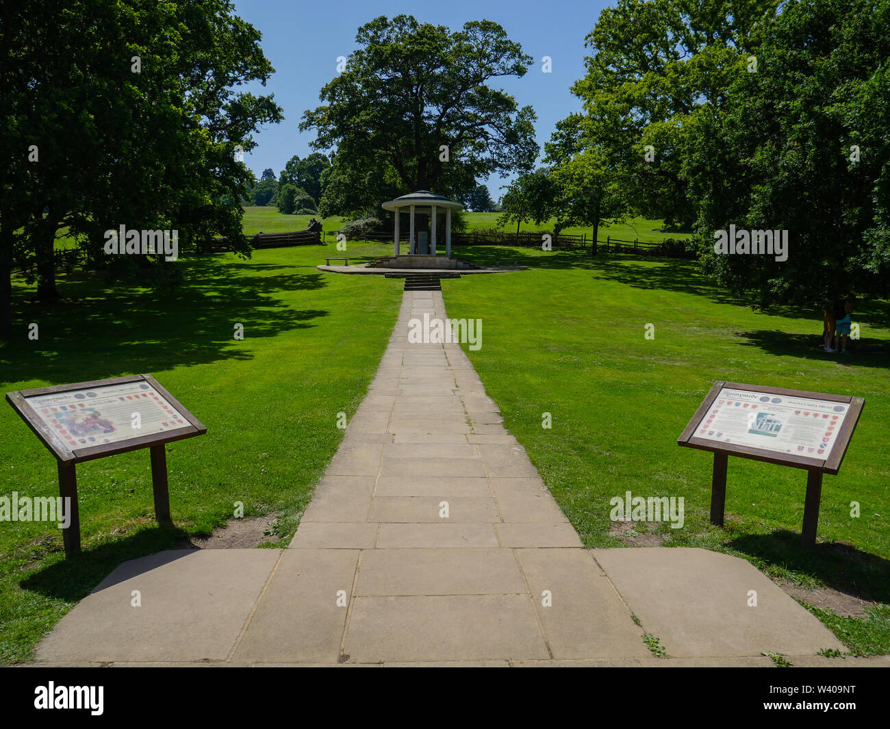 Magna Carta Monument, Runnymede, Surrey, England, UK, GB Stock Photo ...