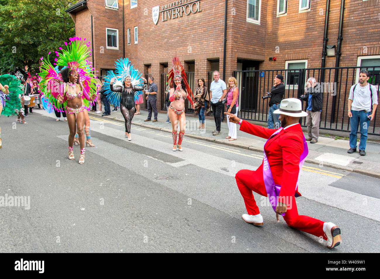Brazilica Liverpool Samba in the city Brazilian culture festival Stock ...