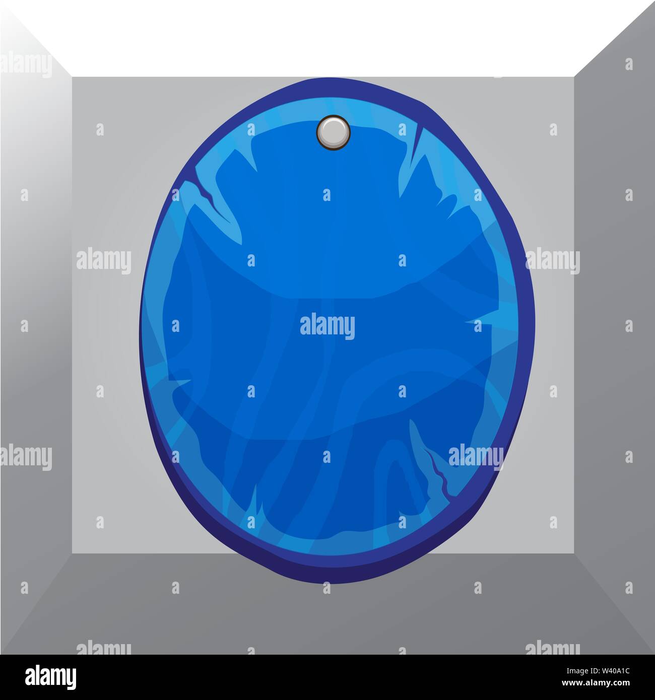 Oval plank rounded pinned wooden board circle shaped wood nailed ...