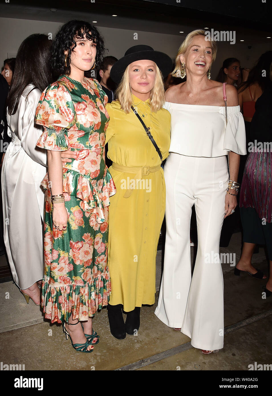 LOS ANGELES, CA - JULY 17: (L-R) Rumer Willis, Annie Stark and Sharon ...