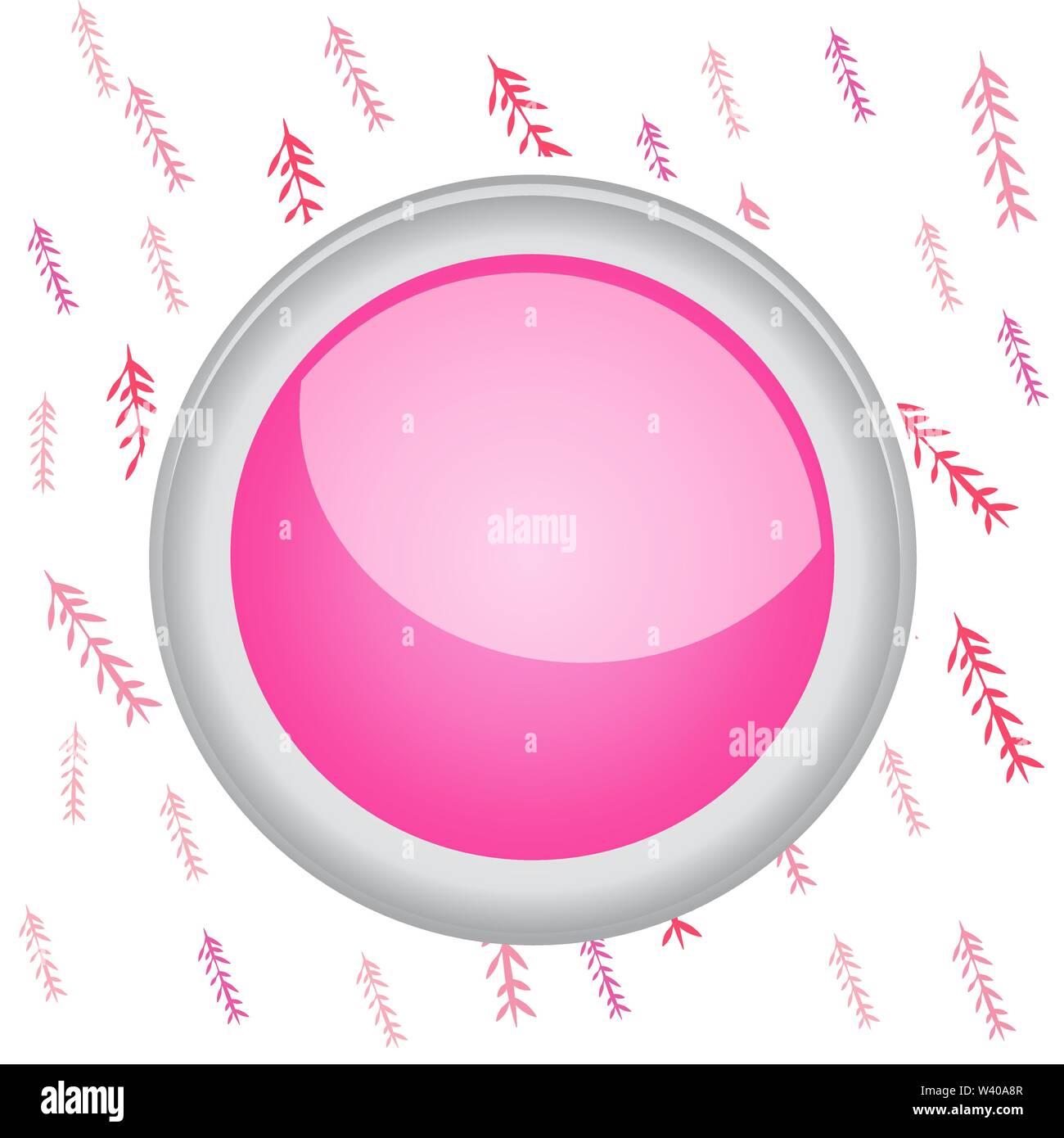 Circle button colored sphere switch center background middle round ...