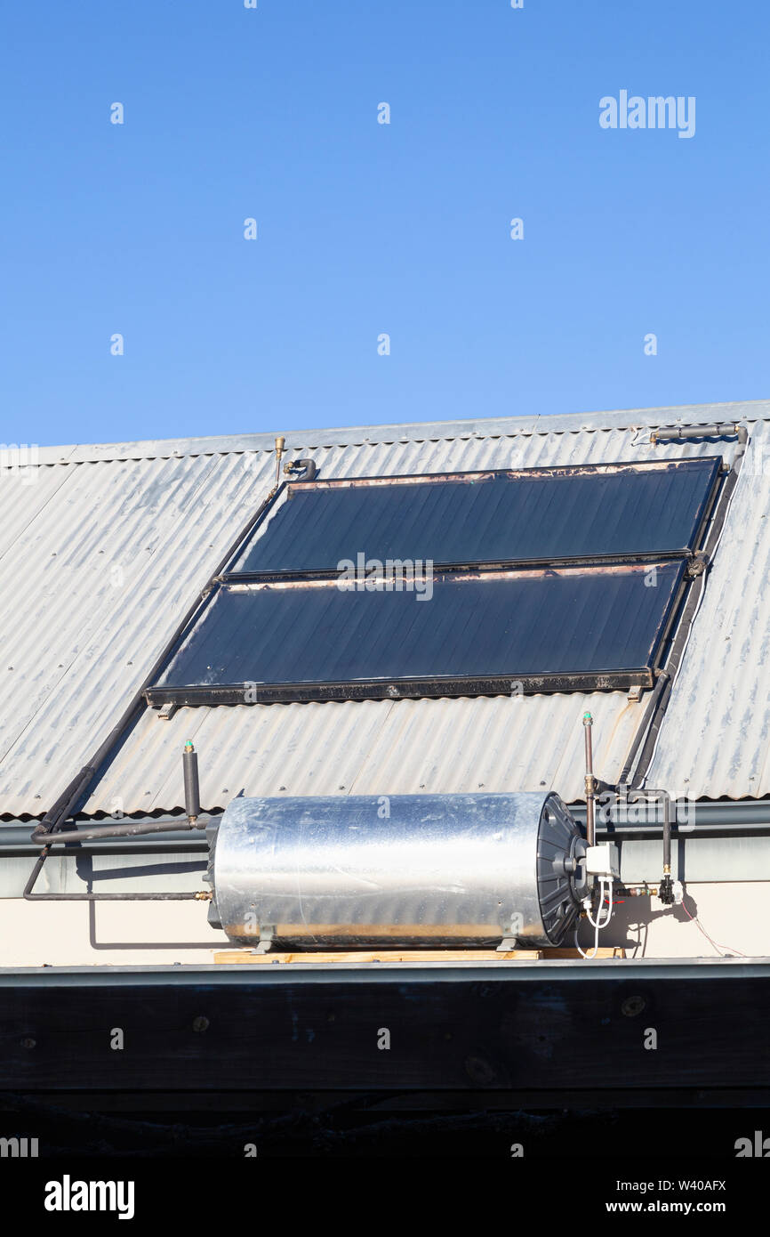 Rooftop solar geyser hi-res stock photography and images - Alamy
