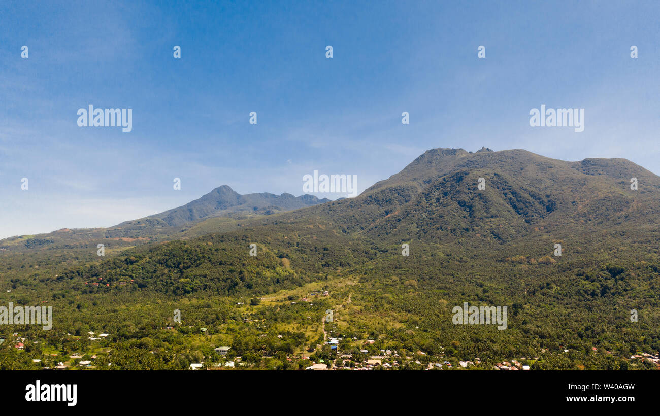 Hibok-Hibok Volcano. Mountain landscape on the island of Camiguin ...