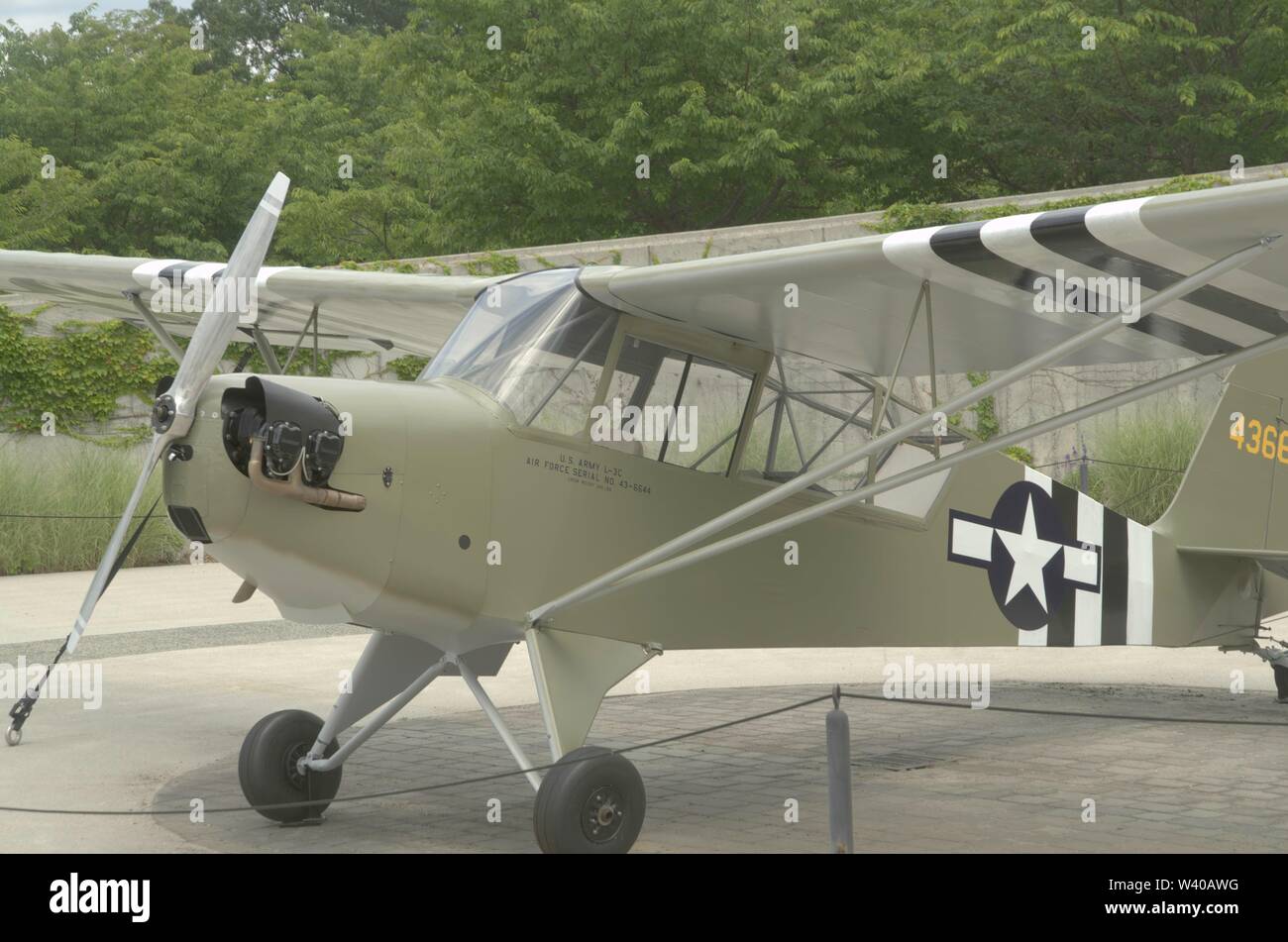A bust of Bertram Home Ramsey is displayed at the National D-Day Meseum ...