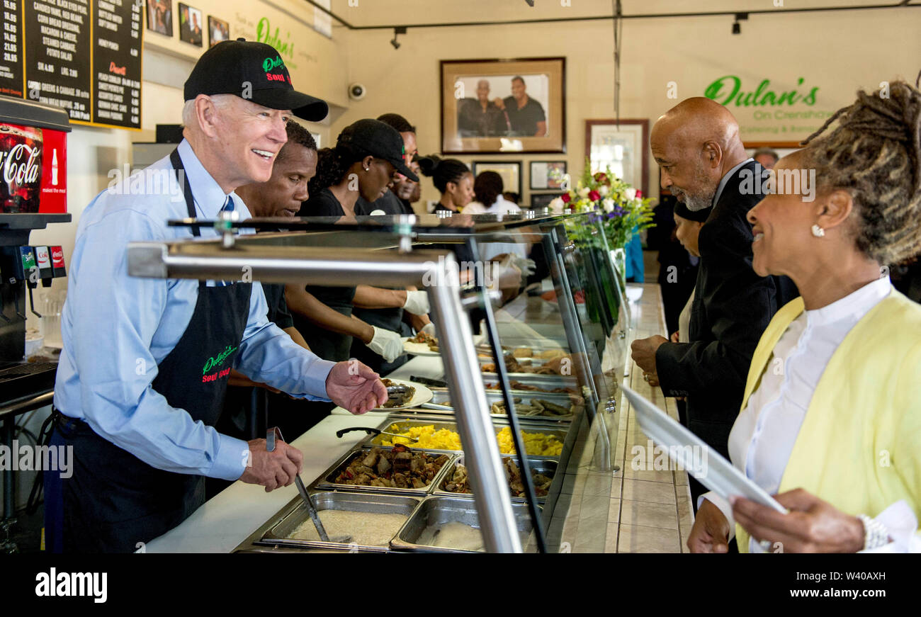 Los Angeles, California, USA. 18th July, 2019. On a campaign and fund ...