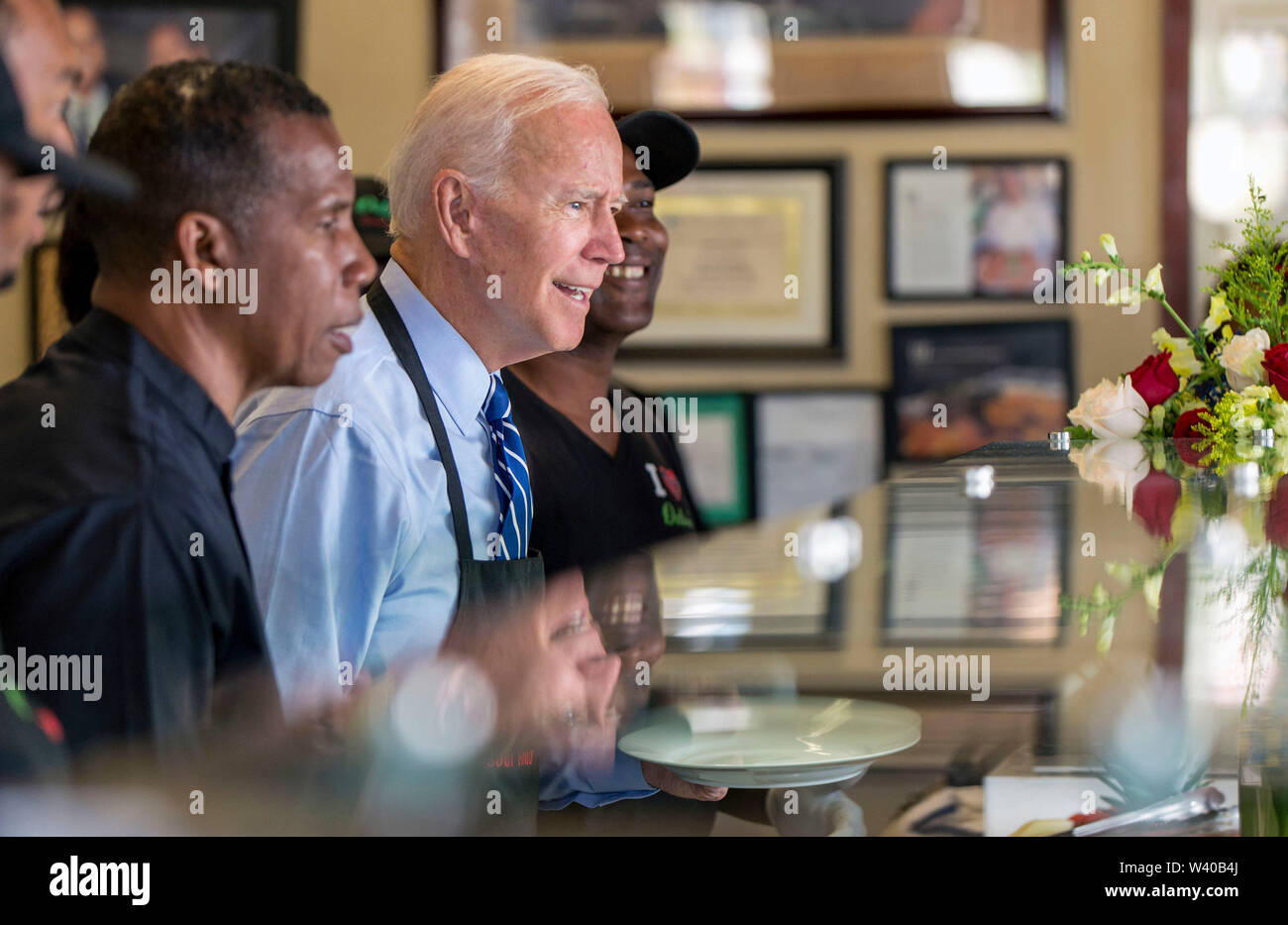 Los Angeles, California, USA. 18th July, 2019. On a campaign and fund ...