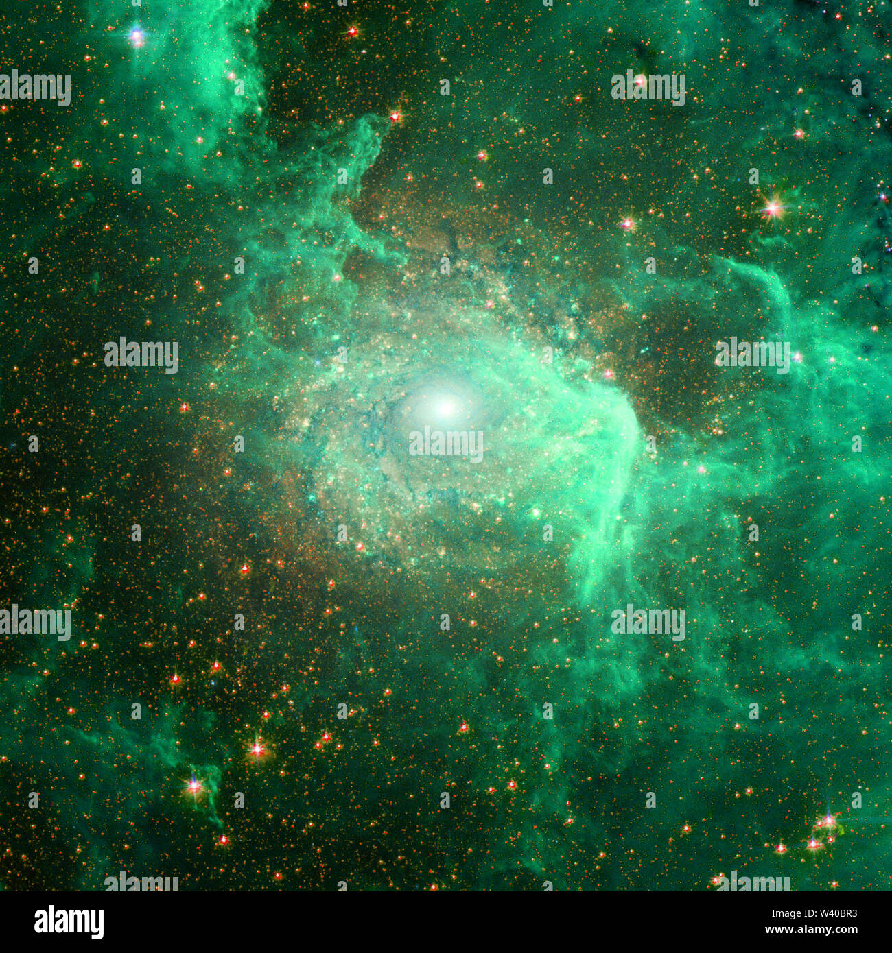 Nebula, starfield, cluster of stars in outer space. Beauty of endless ...