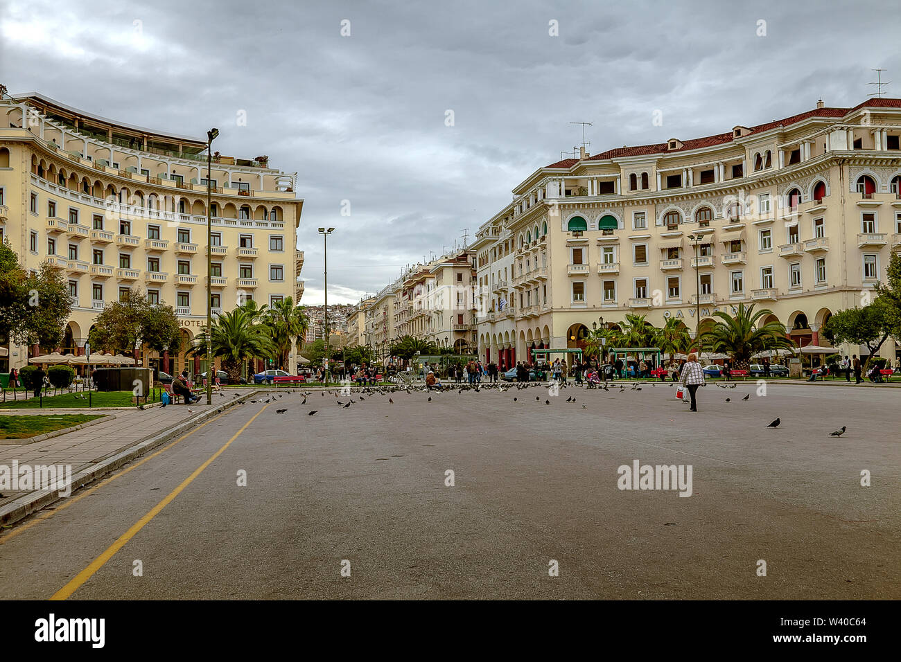 Greece. Thessaloniki. Aristotle Square Stock Photo - Alamy