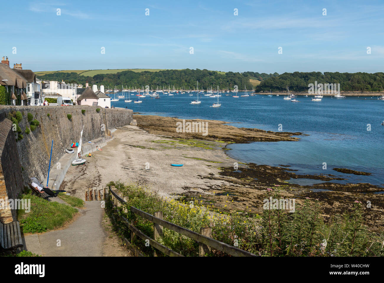 The coastal village of St. Mawes in Cornwall, England Stock Photo - Alamy