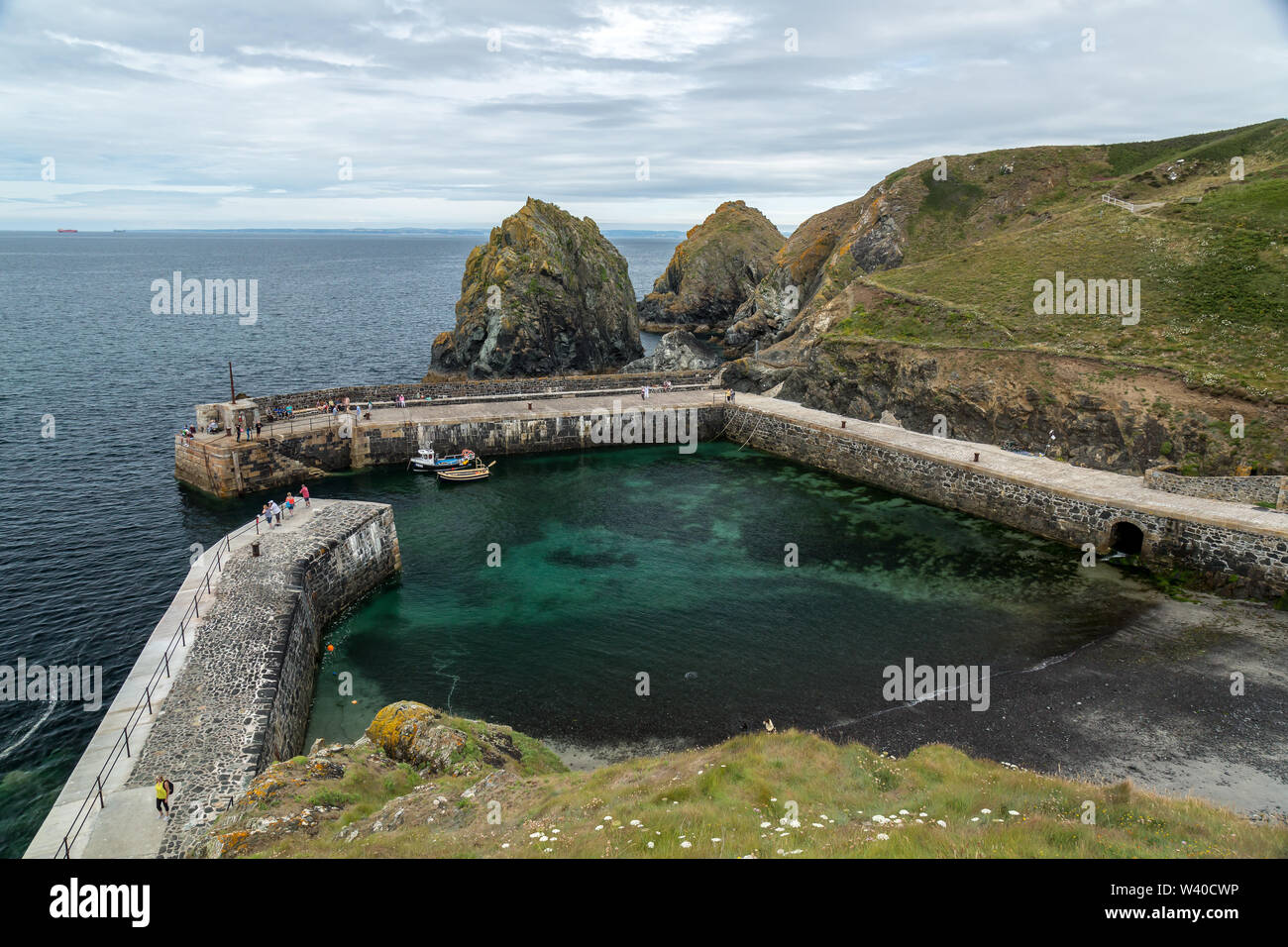 Mullion Cove in Cornwall, England Stock Photo - Alamy