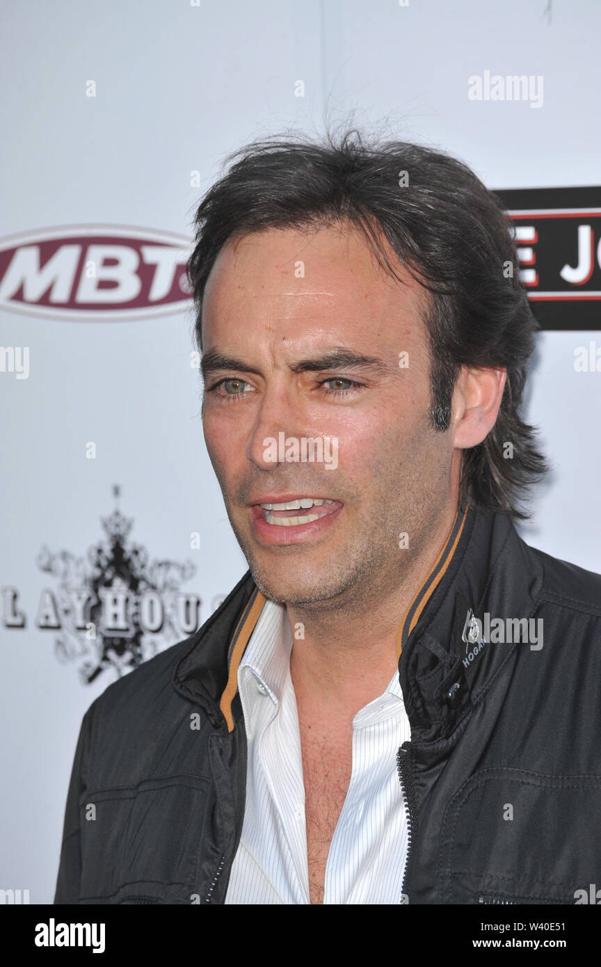 LOS ANGELES, CA. April 08, 2010: Anthony Delon (actor son of Alain ...