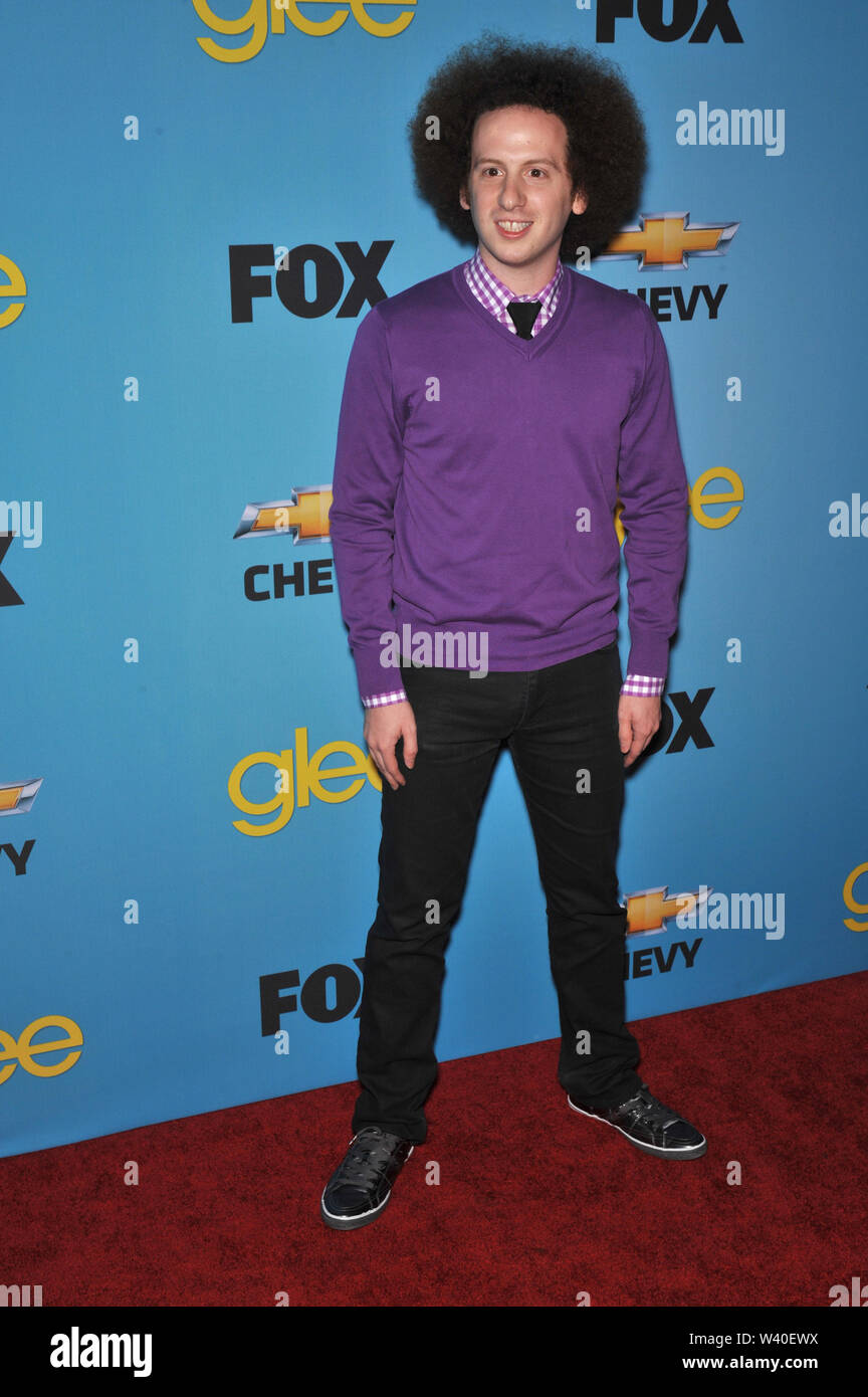 LOS ANGELES, CA. April 12, 2010: Josh Sussman at the "Glee" spring ...