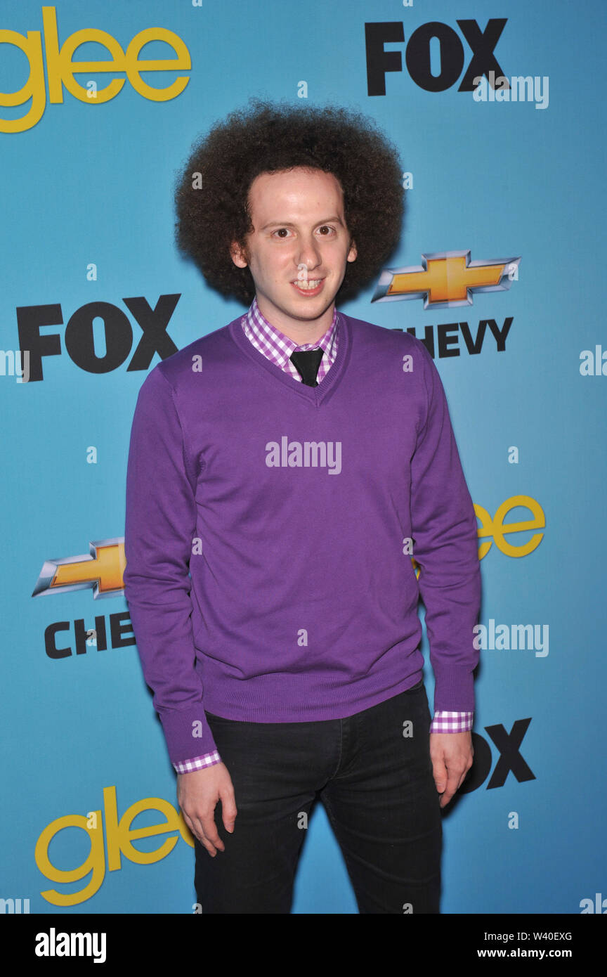 LOS ANGELES, CA. April 12, 2010: Josh Sussman at the "Glee" spring ...